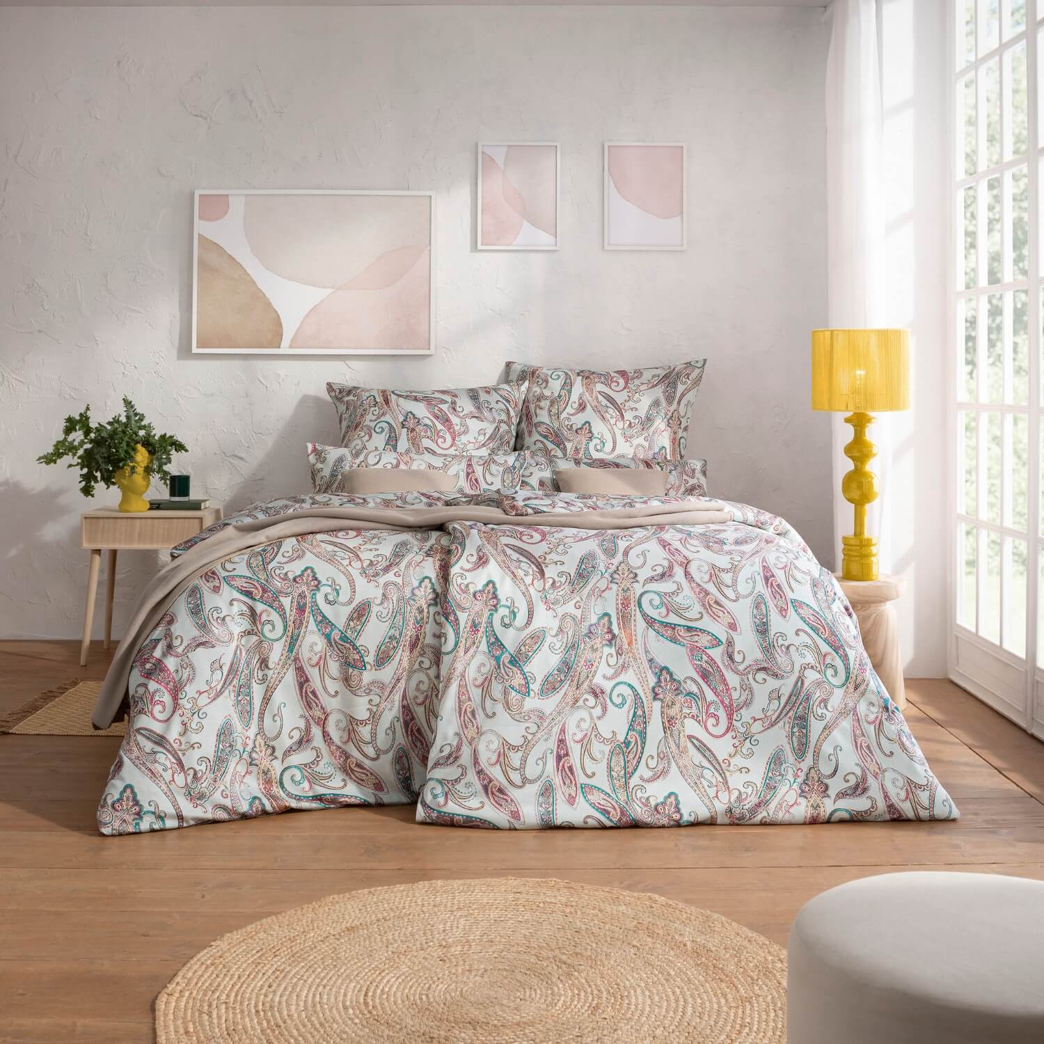 Bettwasche Grun Mako Satin