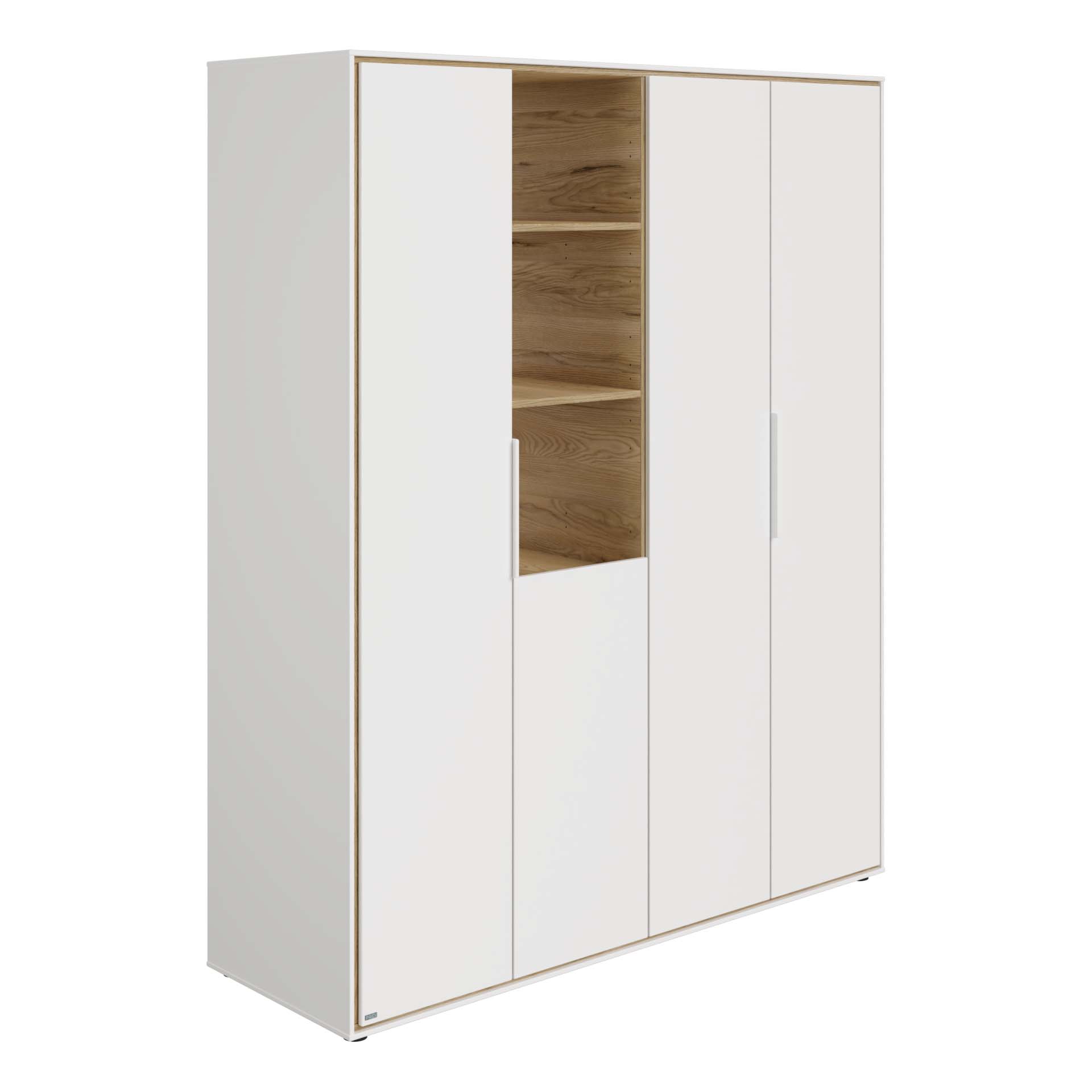 PAIDI Kinderwelten LIEVEN Kleiderschrank 4T Offen Mit 4 Türen Und 3 ...